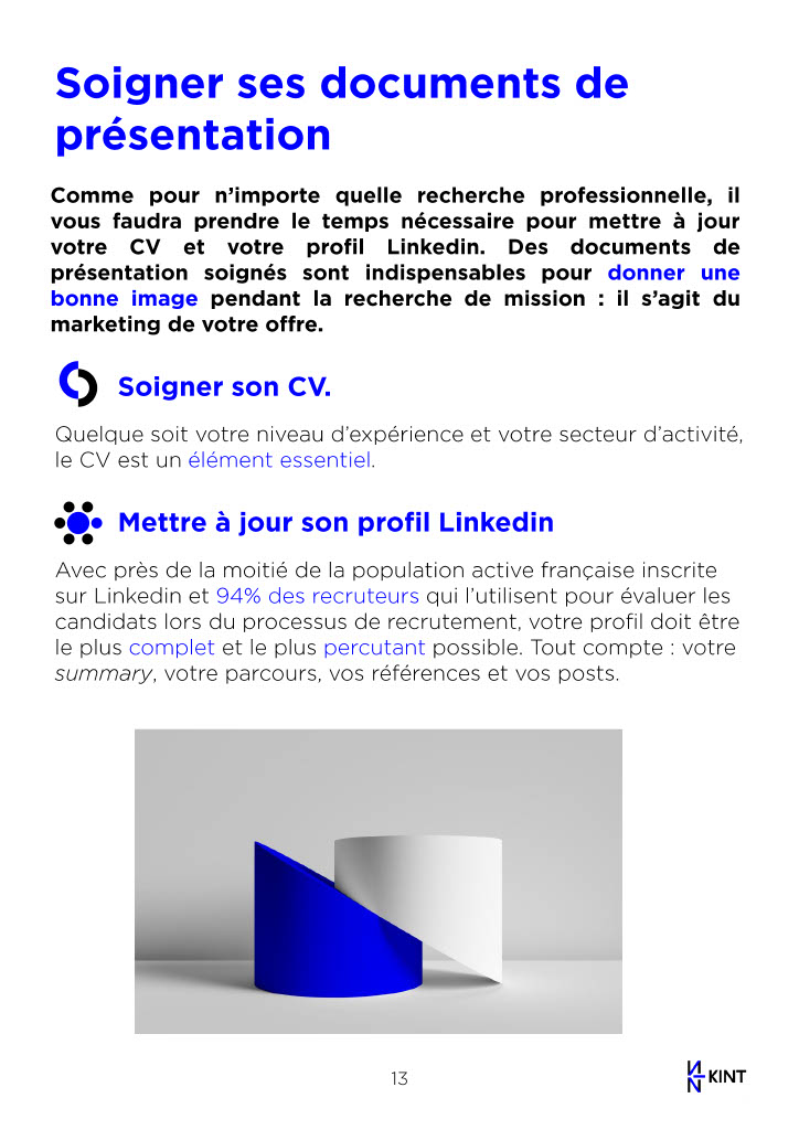 Privé : GUIDE MANAGER – KINT Partners